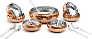 MATRIX Stainless Steel Serving Bowl 100% Food garde Lacquered Cooper ...