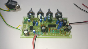 Salcon Electronics 4 Channel Echo MIC Circuit Microphone Pre Preamp Kit ...