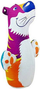 khilona bazar 3 Feet Inflatable PVC Sand Base Tiger Shape Hit Me 3D BOP ...