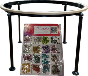 Kabdi Aari Work Stand 18 Inches with KundanSheet - Aari Work Stand 18 ...