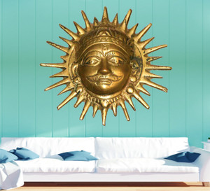 Ocean Decore 66 cm lord SURYA DEV wall stickers Self Adhesive Sticker ...