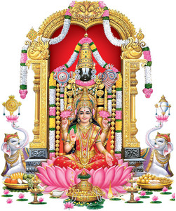 Flipkart SmartBuy 48 cm Laxmi BalaJi Wall Sticker 826 Self Adhesive ...