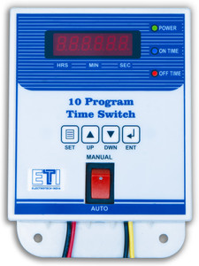 ElectroTech India 10 ON OFF Program Automatic Time Switch Programmable ...