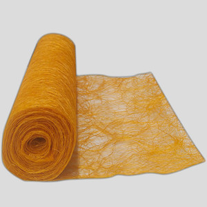 SFF ORANGE ABACA FIBER ROLL ( 1 BOX OF 1 ROLL ) NA FIBER Gift Wrapper ...