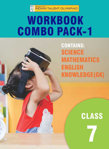 Science Maths IMO English GK Class 7 Olympiad Workbooks Combo Pack Of 4 ...