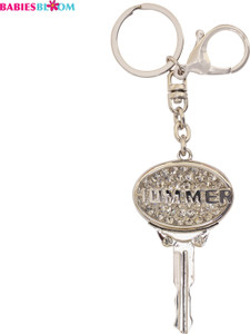 BBS Silver Hummer Crystal Key Chain Price in India - Buy BBS Silver ...
