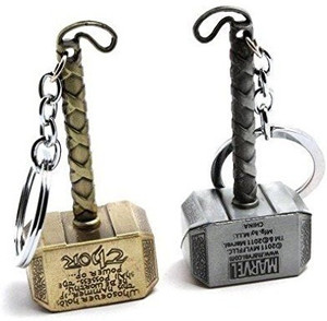Prostuff Thor Hammer Marvel Avengers Superhero Metal Ring Key Chain ...