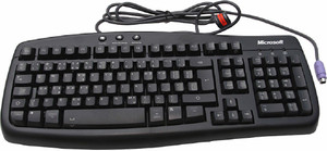 MICROSOFT X800469-281 PS2 Standard Gaming Keyboard - MICROSOFT ...