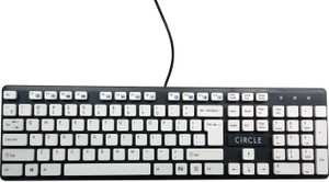 Circle C23 Wired USB Standard Laptop Keyboard Compatible with Desktop ...