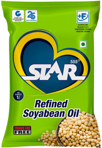STAR 555 Refined soyabean oil Soyabean Oil Pouch Price in India - Buy ...