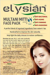 ELYSIAN MULTANI MITTHI FACE PACK-100GRM - Price in India, Buy ELYSIAN ...