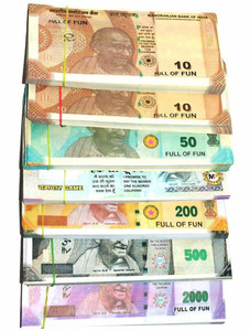 Agnolia Combo (20 Each x 7=140 Nakli Note) Playing Indian Currency ...