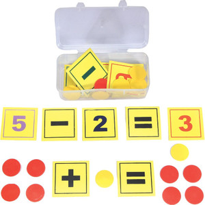 KPL Learning Associates Maths Number Kit with Number Cards, Counters ...