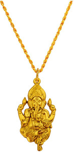 M Men Style Religious Lord Bal Ganesh Ganapati Bappa Locket With Chain ...