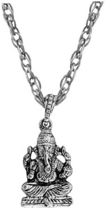 M Men Style Religious Lord Bal Ganesh Ganapati Bappa Locket With Chain ...