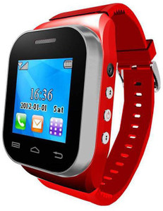 ANAND INDIA Smart Wrist Mobile with keypad Red Smartwatch Price in ...