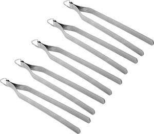 RAU MA Roti Chimta Tong Pack of 5 27 cm Roasting Tongs Price in India ...