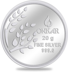 Onkar SILVER COIN 20 GM S 999 20 g Silver Coin Price in India - Buy ...
