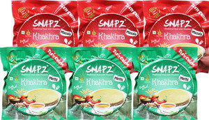 SNAPZ Khakhra Pack of 6, 200 GM Each (Methi - Masala) Price in India ...