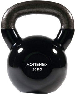 Adrenex by Flipkart 20 kg CAST IRON VINYL COATED kettlebell Black ...