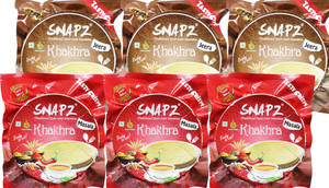 SNAPZ Khakhra Pack of 6, 200 GM Each (Methi and Jeera) Price in India ...