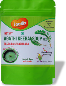 Foodix Instant Agathi Keerai (Agasthi/Sesbania grandiflora) Soup Mix ...