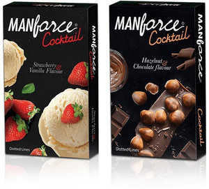 MANFORCE Strawberry-Vanilla & Chocolate-Hazelnut Cocktail PassionRaja ...