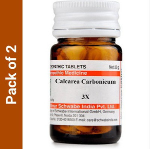 Dr.Willmar Schwabe India Calcarea Carbonicum 3X 3X Tablets Price in ...