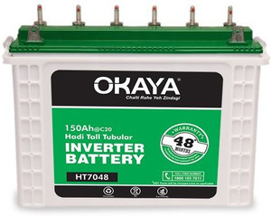 OKAYA 48 Months Warranty Tubular Inverter Battery Price in India - Buy ...
