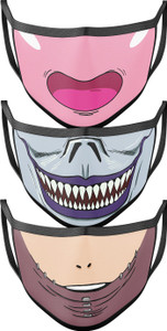 ComicSense Ryuk Dabi Majin Buu Anime Printed Face Masks MASK-COMBO-12 ...