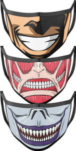 ComicSense Attack on Titan Ryuk All Might Anime Printed Face Masks MASK ...
