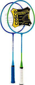 COSCO CB 85 Twin Racket Orange, Yellow, Multicolor Strung Badminton ...