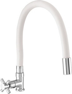 HARISTO Swan neck white 609 SWAN Neck Flexible SPOUT for Kitchen/Basin ...