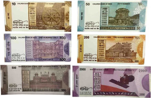 OYD Nakli Note Toy for Kids Fake Notes Combo (30*7=210 Notes) (Rs.10 ...