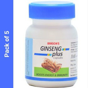 BAKSONS Ginseng Plus 30 Capsules Price in India - Buy BAKSONS Ginseng ...