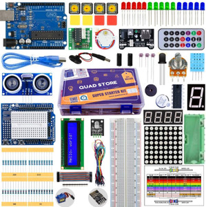 Quad Store Super Starter Uno R3 Kit compatible with Arduino IDE Price ...