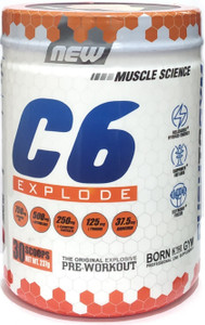 Muscle Science C6 Pre-Workout (30 Servings) Creatine Price in India ...