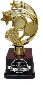 TROPHY VENTURE BADMINTON TOURNAMENT RUNNER UP TROPHY Trophy Price in ...