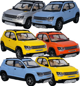 Gift Box 6 Small Size Plastic Made Indian Miniature Model Compact SUV ...