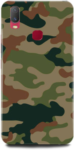 GRAFIQE Back Cover for Vivo Y11/1906/PD1930CF_EX Army, Texture, Army ...