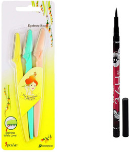 SHEFFO EYEBROW RAZOR AND EYELINER (2 IN 1) Price in India - Buy SHEFFO ...