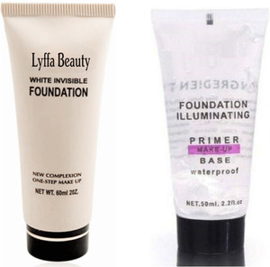 GWENLOOK combo of illuminating makeup base primer and white invisible ...