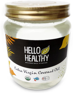 Hello Healthy Extra Virgin Coconut Oil Coconut Oil Glass Bottle Price ...