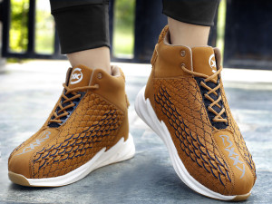 Fasczo Men's 3 Inch Hidden Height Increasing Sport Shoes for Cricket ...