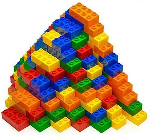 BOZICA Block Set Solid Building Blocks and Shapes Box, Blocks for ...