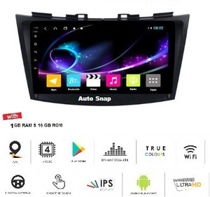 Auto Snap 9 Inch Full HD 1080 Touch Screen Double Din Player Android 8. ...