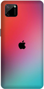 PRINTVEESTA Back Cover for Realme C11/RMX2185 Apple Apple Logo Printed ...