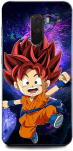 INDICRAFT Back Cover for POCO F1 GOKU, DRAGON BALL Z, ANIME ...