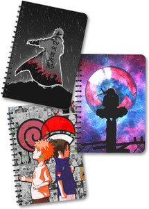 ComicSense Naruto Anime A5 Notebook Unruled 120 Pages Price in India ...