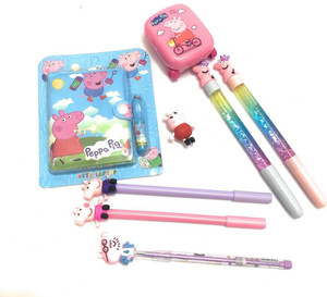 Flipkart.com | Tera13 peppa pig pencils pack of 8 items in a combo ...